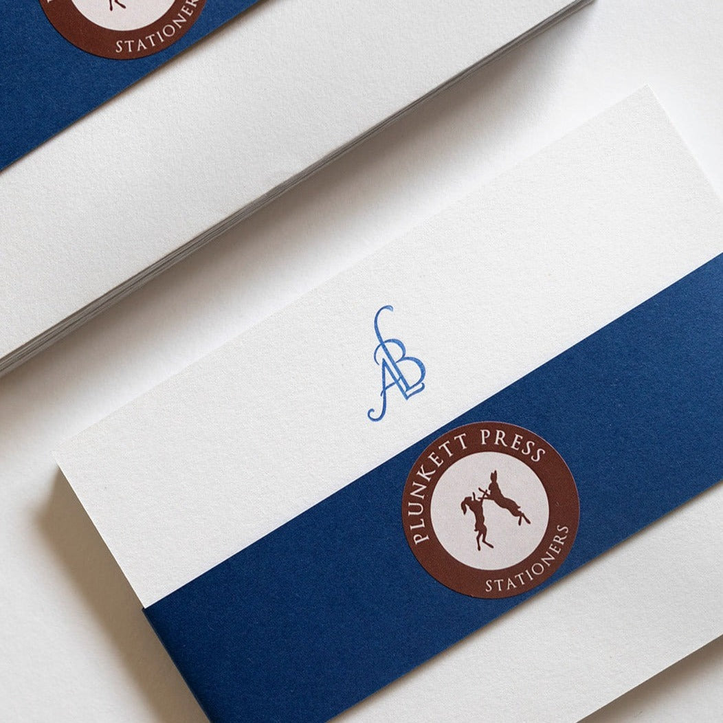 Monogrammed Cards with Plain Envelopes – For Elegant Correspondence ...